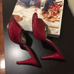 Style & Co. | Shoes | Red Patent Leather Mule | Poshmark